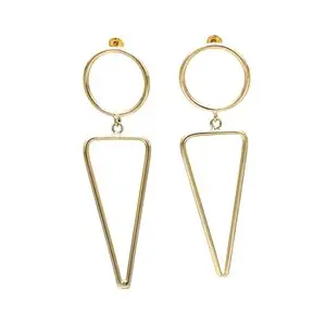 LALA SALAMA Geometric Duo Earrings - Gold