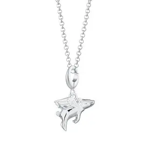LILY CHARMED Sterling Flying Pig Charm Necklace - Silver