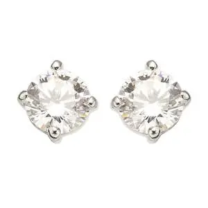 Grossé Patinum & Zirconia Earrings, Series Aristocratic - Silver