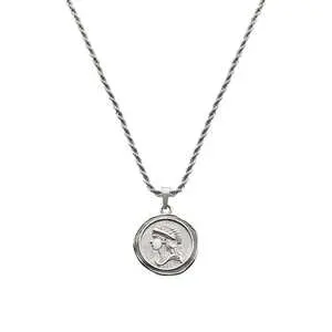 BERMUDA WATCH COMPANY Maivelle Athena Rope Chain Necklace - Silver