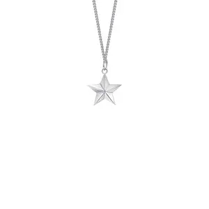 TRUE ROCKS Sterling Mini Star Pendant - Silver