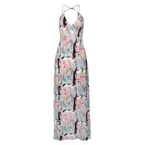 OH!ZUZA NIGHT&DAY Summer Maxi Dress, Open Back, Adjustable Straps