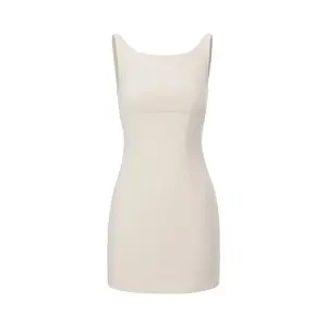 BELSIZE25 Oto Series – Office To Off-duty Mini Dress - White