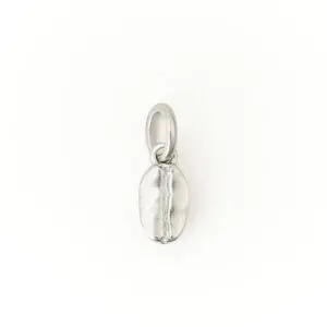 BELINDA JEWELZ Coffee Bean Charm - Silver