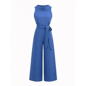 MARIELĒ Elena Jumpsuit Royal - Blue