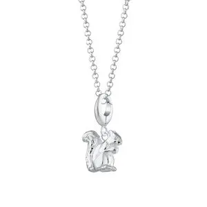 LILY CHARMED Sterling Squirrel Charm Necklace - Silver