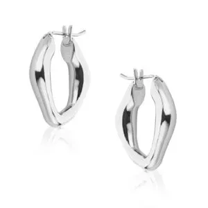 ARCTIC FOX & CO. Signature Hoop Earrings Liv - Silver