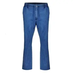 DAVID WEJ Vanguard Stretch Denim Loose Fit Drawstring Trouser Light