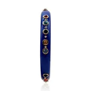 MICHAEL NASH JEWELRY Holland Navy Resin Studded Resin Bangle - Blue