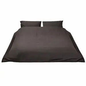 MARSHMELLOW FABRICS Duvet Cover Set- 200 Threads Percale- Grafitti - Black