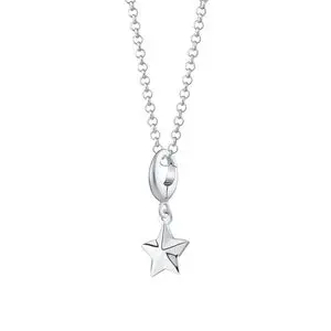 LILY CHARMED Sterling Faceted Star Charm Necklace - Silver