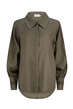 DREF Laguna Shirt Burnt Khaki - Green