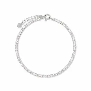 ESTERAH Signature Tennis Bracelet - Silver