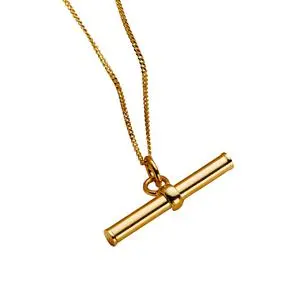POSH TOTTY DESIGNS 9ct T-bar Necklace - Gold