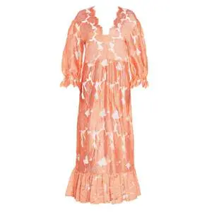 LISA THE LABEL Shell Tulle Maxi Dress