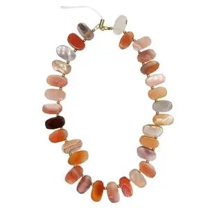 FARRA Lace Agate Phone Strap - Orange
