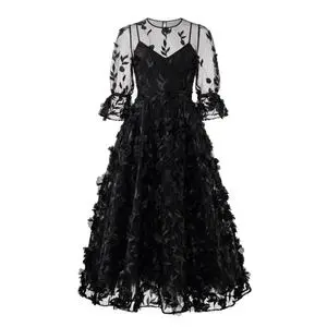 MATSOUR'I Cocktail Dress Franceska Midi - Black