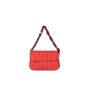 SPRINGMOONATELIER Raffia Handcrafted Bag - Red