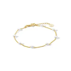 FORMATION CO. JEWELLERY Gaia Pearl Chain Bracelet - Gold