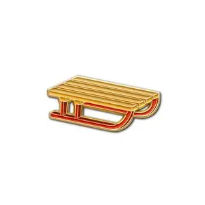 MAKE HEADS TURN Neutrals / Enamel Pin Sleigh - Brown