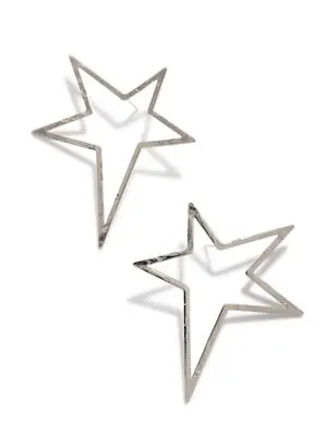 JAREDJAMIN Shooting Star Dust Post Earrings - Silver
