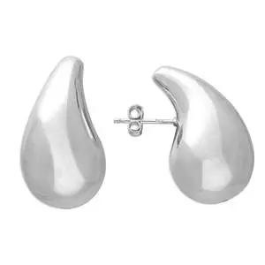 HARFI Statet Sterling Teardrop Earrings - Silver