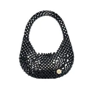 TILLIE BEADS Classic Bead Bag - Black