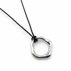 MISS CECILIA Loop Necklace - Silver