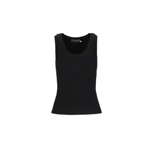 MANDRAGORA Ribbed Cotton Tank Top Caro