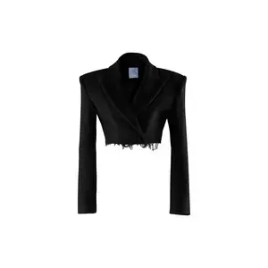 VESTIAIRE D'UN OISEAU LIBRE Distressed Cashmere Jacket