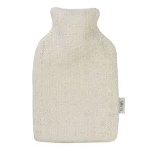 ARAMINTA CAMPBELL Fern Alpaca Hot Water Bottle - White