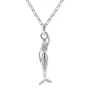 DAINTY LONDON Maxi Mermaid Necklace Zennor - Silver