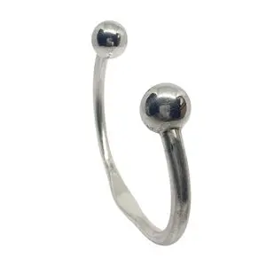 TG-JEWELLERY BY TAMARA GERVASIO Solid Recycled Sterling Cuff Torque Bangle – Handcrafted Sterling - Silver