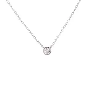BLOOMTINE | EARTH ANGEL HQ Illuminess Sterling Moissanite Choker - Silver