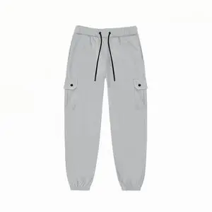KAPTURE Side Pocket Travel Jogger Pants - Grey