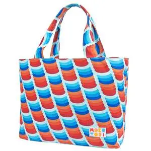 MOKUYOBI Blue / Red Level Up Perfect Tote - Blue/red