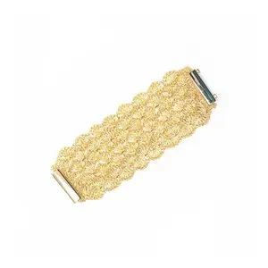 LAVISH BY TRICIA MILANEZE All Shells Maxi Handmade Bracelet - Gold