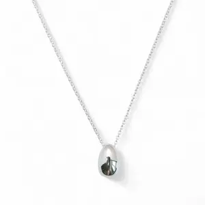 MISS CECILIA Egg Necklace - Silver