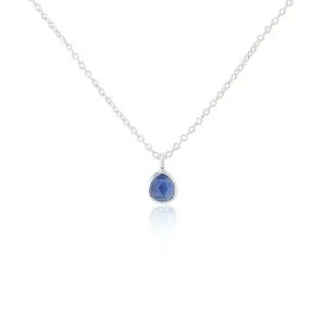 AUREE JEWELLERY Hampton Sapphire & Sterling Silver Necklace - Blue
