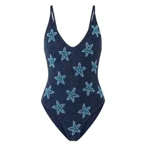 OCEANUS SWIMWEAR Mia's Marina Swimsuit Periwinkle - Blue