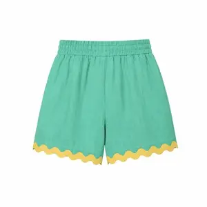 ASHITA FERNANDES Dariya Shorts Soft, Breezy, & Beautiful - Green