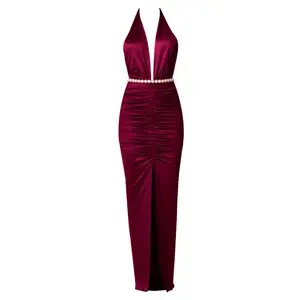 NUR KARAATA Charlotte Dress - Red