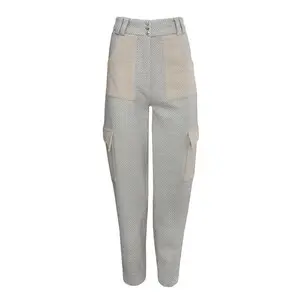 VESTIAIRE D'UN OISEAU LIBRE Neutrals Alpaca Wool Trousers - Gray
