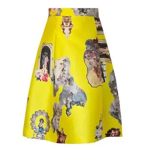 MAXJENNY Knee-length Skirt Sicily - Yellow