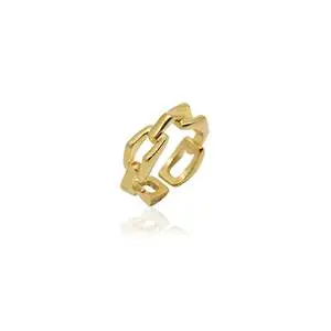 ATELIER PETITES PIERRES Unchained Chain Ring - Gold