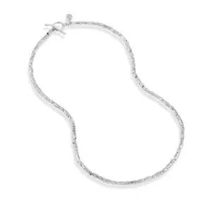 DOWER & HALL Rice Nomad Necklace In Sterling - Silver