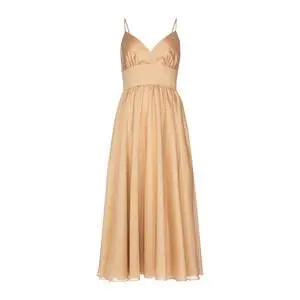 ROSES ARE RED Neutrals Eden Dress In Golden Beige - Beige/yellow