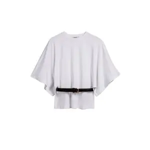 NOCTURNE Belted Oversized T-shirt