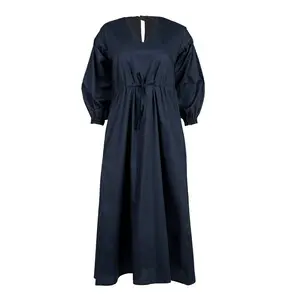 NUMBAT Klara Dark Midi Dress - Blue