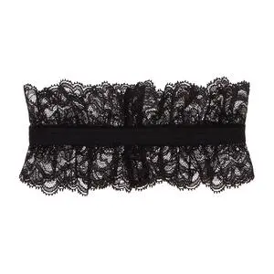 JOURNELLE Anais Lace Garter Noir - Black